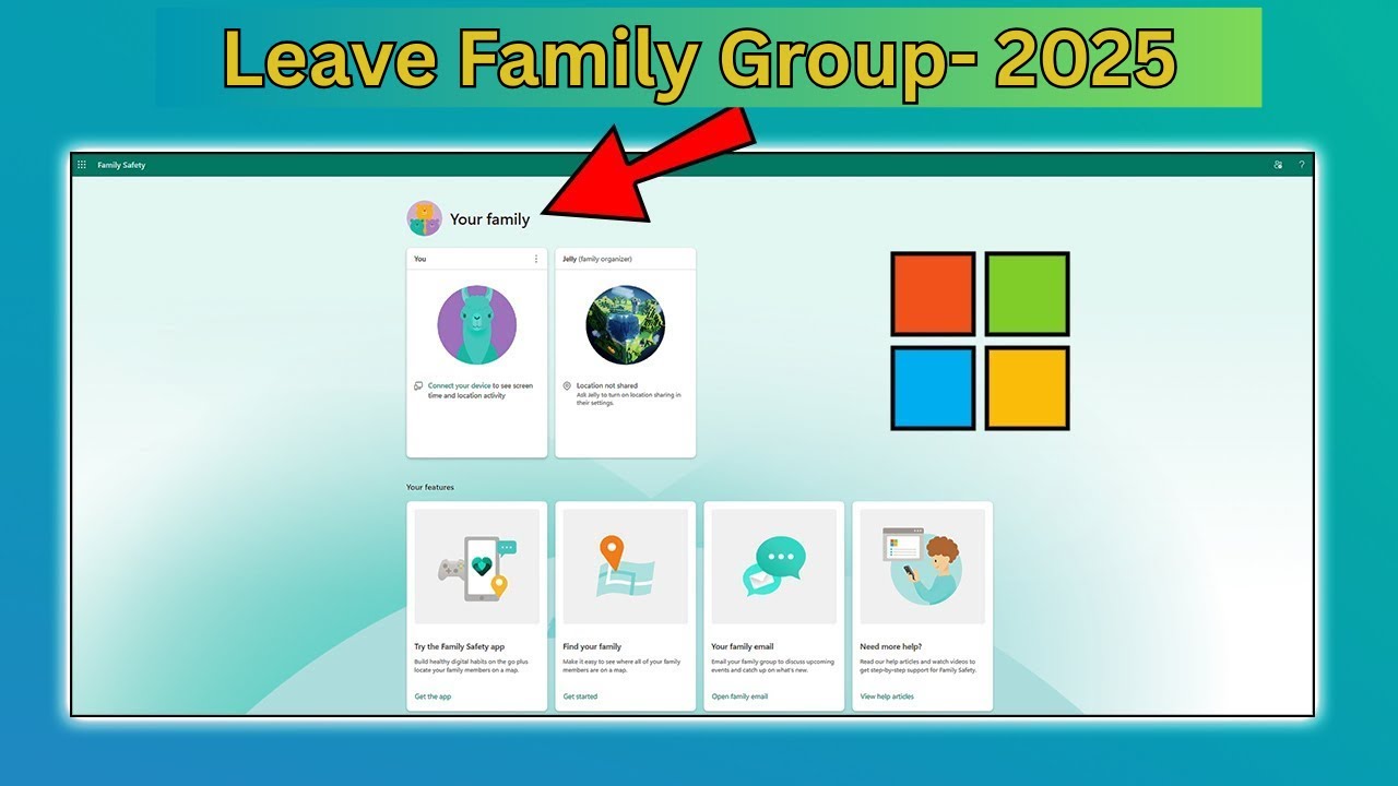 How to leave Microsoft Family group (2025) - YouTube