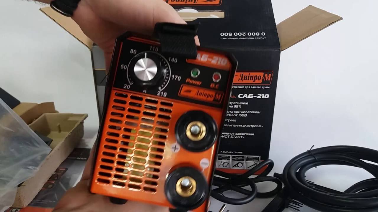 First in Hystory EXTRA-SMALL Welder machine 210A 1.7kg inverter - YouTube