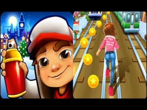 Subway Surfers LONDON VS. Subway Princess Runner Android Gameplay - YouTube