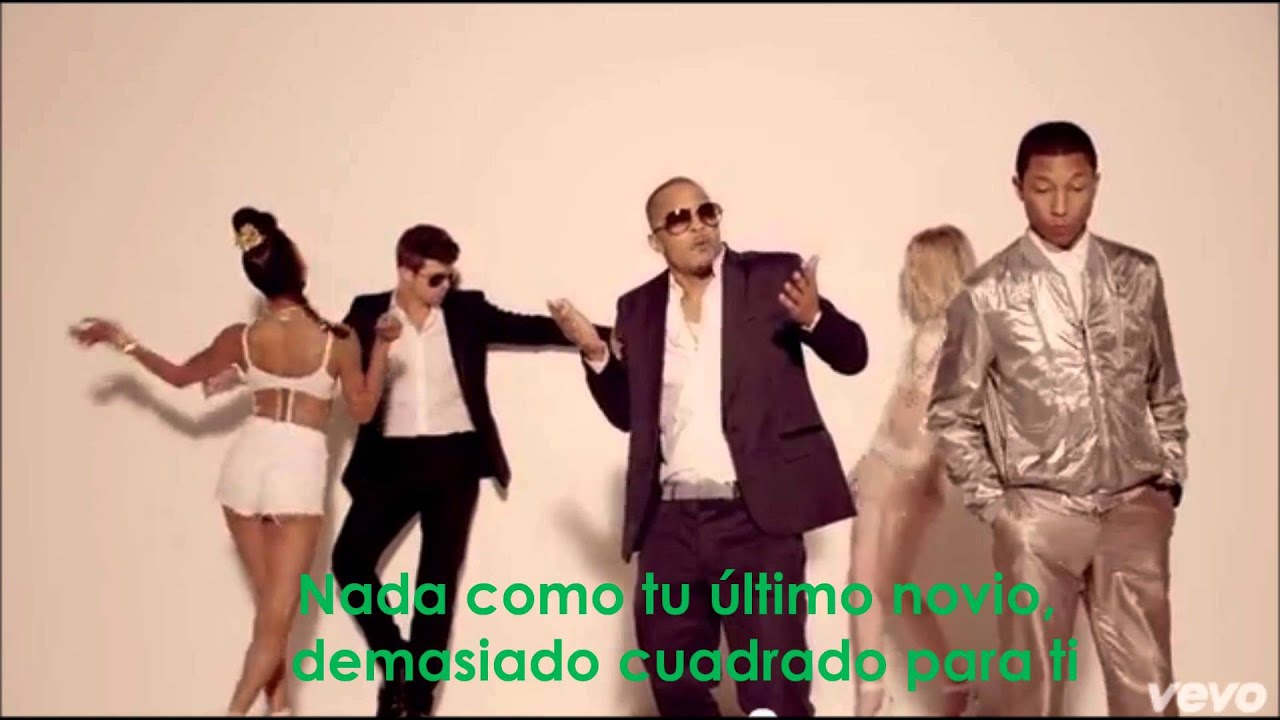 Blurred Lines | "Robin Thicke feat T.I. & Pharrell" subtitulado al ...