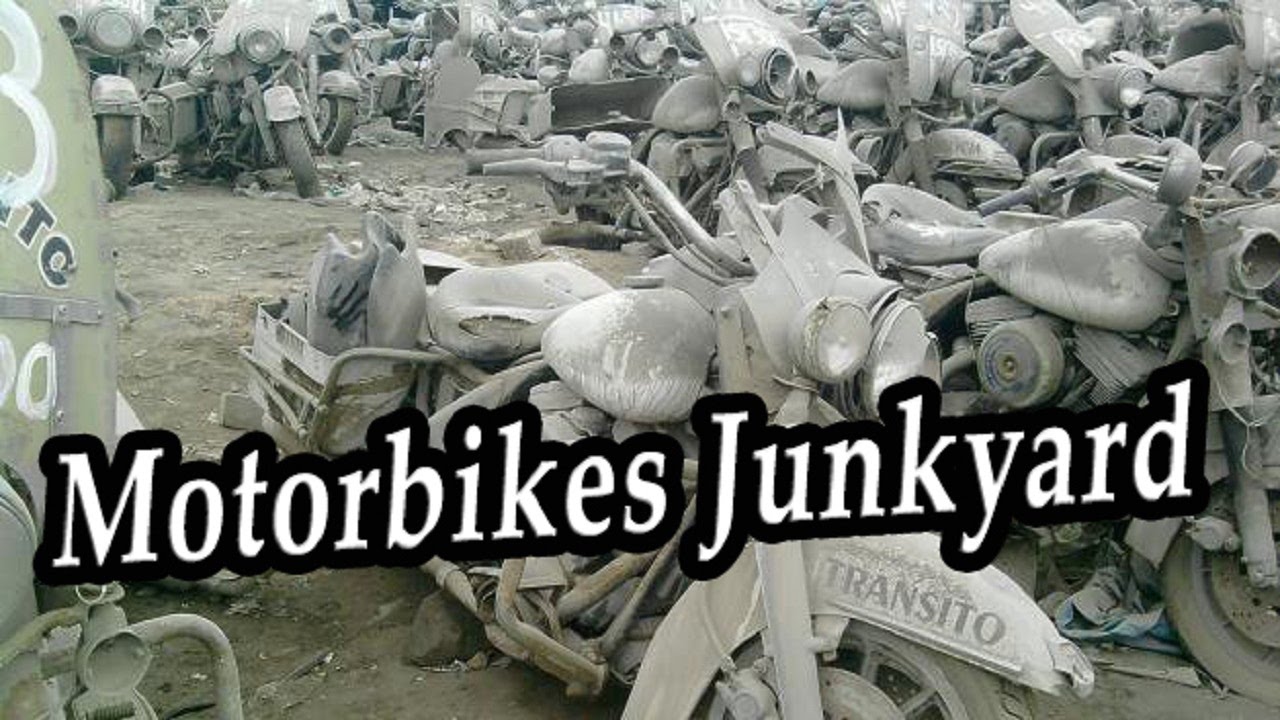 Abandoned Motorbikes Junkyard Found. Abandoned Old Motorcycles ...