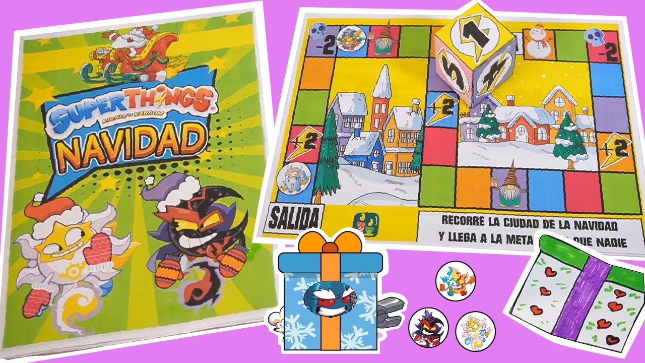 ⚡🎄HAZ UN LIBRO DE SUPERTHINGS NAVIDAD 🎁💥 - YouTube