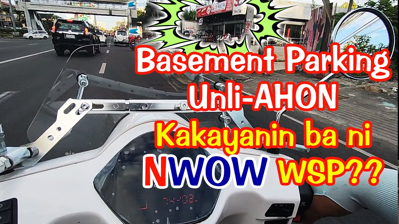 Hanggang saan aabot ang NWOW WSP mo? Basement Parking - Unli-Ahon ng WSP #eBike - YouTube