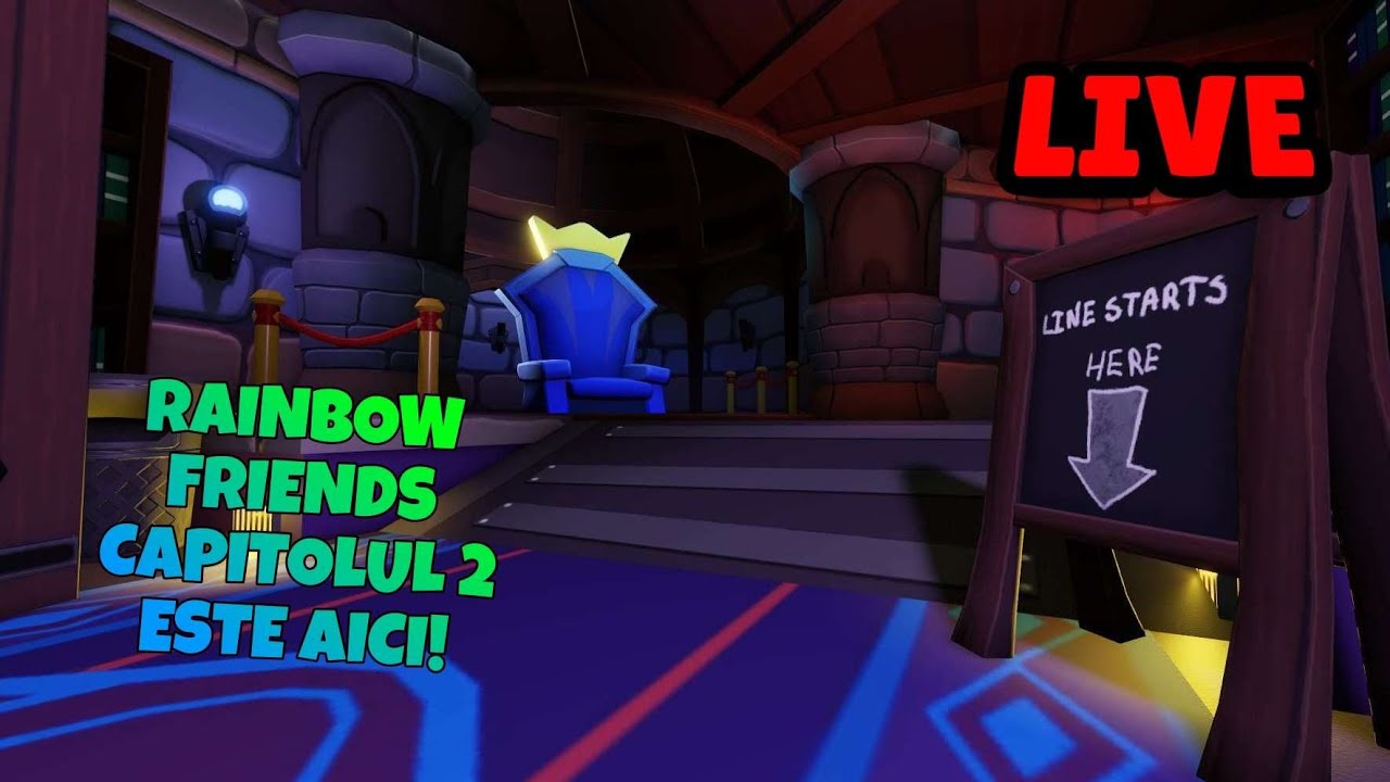 [LIVE] ROBLOX ROMANIA: RAINBOW FRIENDS CAPITOLUL 2 ESTE AICI! # ...