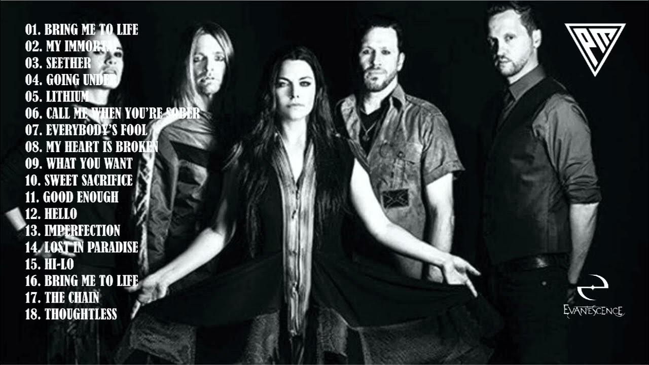 Best of Evanescence - Greatest Hits Playlist Evanescence - YouTube
