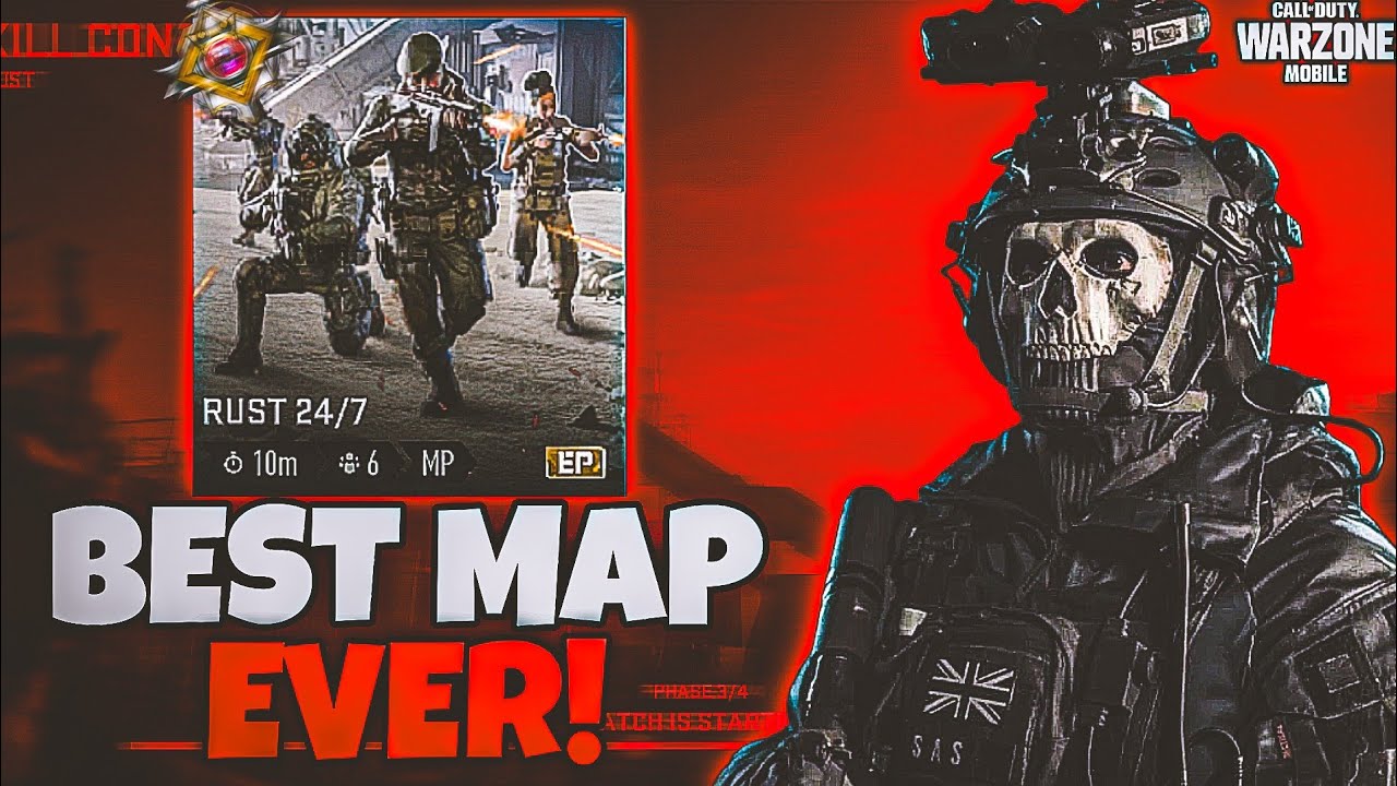 NEW *RUST* MAP GAMEPLAY 🎯 [WARZONE MOBILE] - YouTube