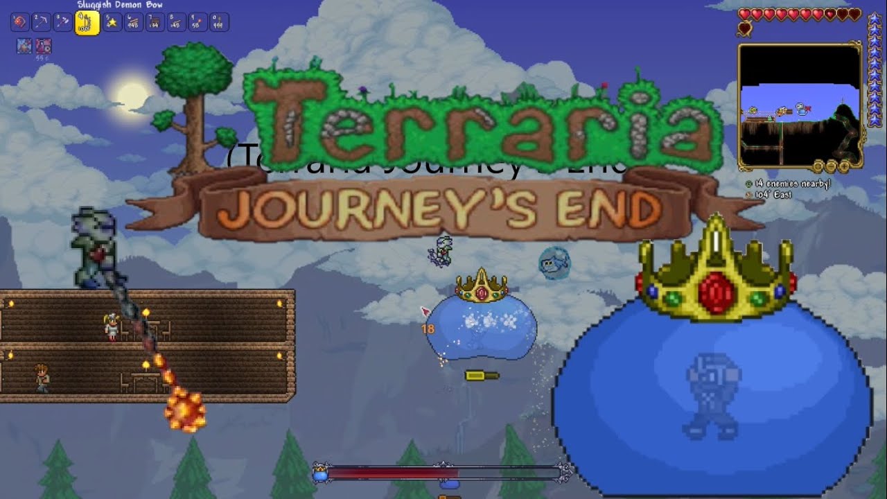 King Slime - ale mám 2 pokusy(Terraria Journey's End) [part 2] - YouTube