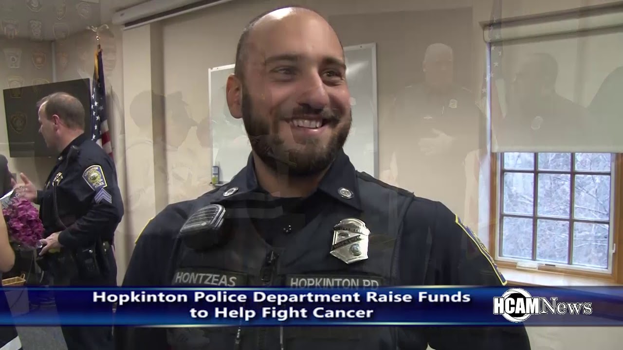Hopkinton Police Help Fight Cancer - YouTube