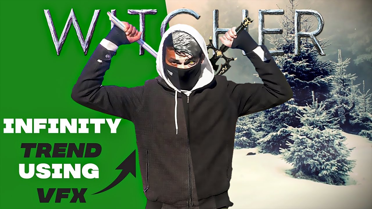 I Transformed Myself Into a WITCHER using VFX || Infinity Trend With VFX || - YouTube