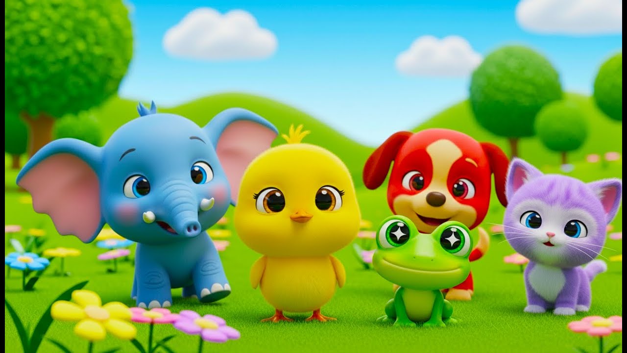 Learn Colors with Animals | Fun Color Learning Song for Kids ...