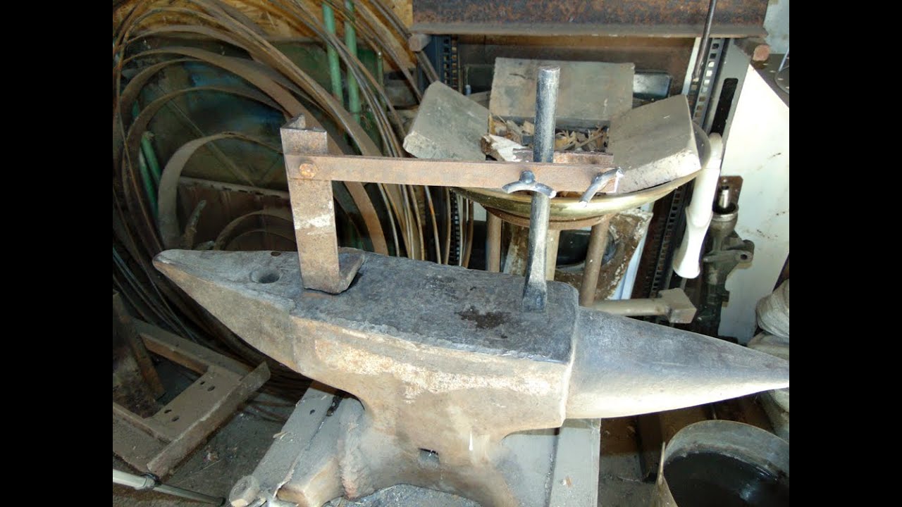 How to make an anvil punch holder - YouTube