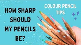Colour Pencil Tips - Pencil Pressure - Tips For How To Achieve A Light ...