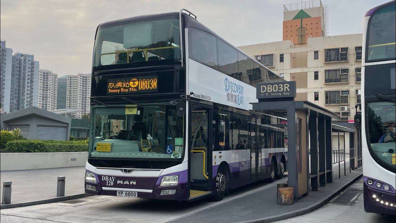 🇭🇰Hong Kong Bus 愉景灣交通服務 MAN A95 (ND363F) DBAY120 @ DBTSL DB03R 欣澳站 ️愉景 ...