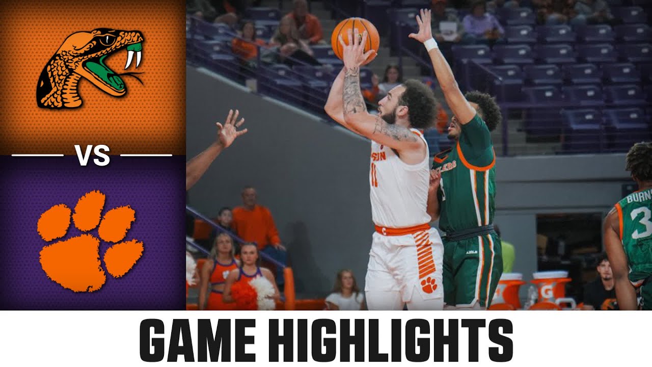 Florida A&M vs. Clemson Game Highlights | 2024-25 ACC Men's Basketball ...