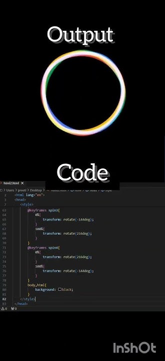 circle animation in HTML and CSS. #coding - YouTube