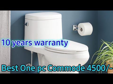 Toilet seat | One pc Commode | Western toilet seat price - YouTube