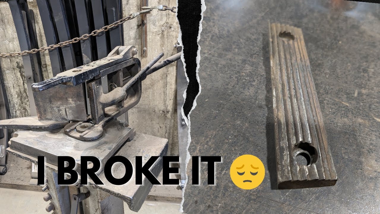 I broke my machine and I need your help - YouTube