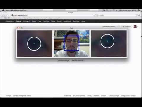 JavaCV-OpenCV Face/Eyes Detection and cvHoughCircles - YouTube