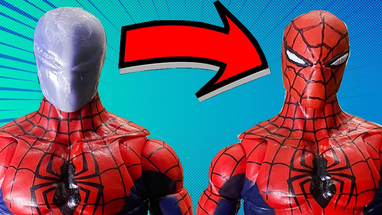 MAKING A CUSTOM SPIDERMAN (marvel legends) - YouTube