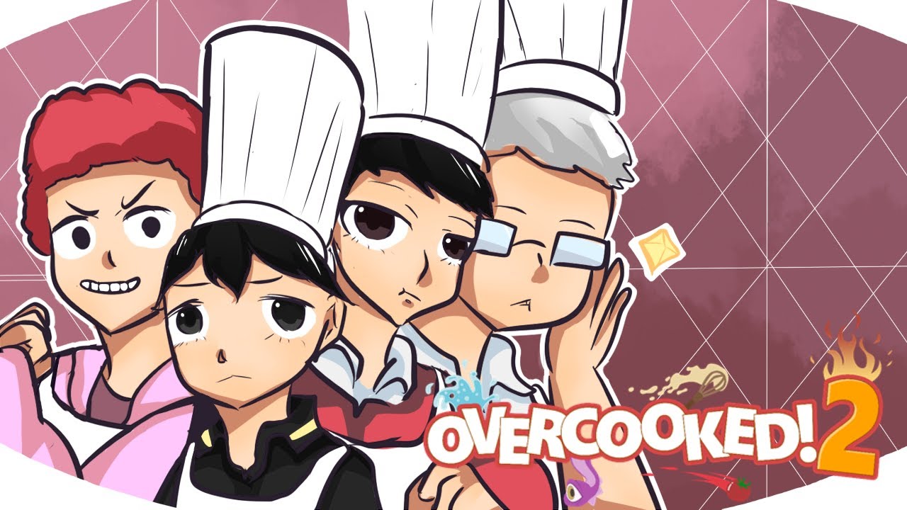 4พ่อครัวทำอาหาร - overcooked 2 Fan Animation - YouTube
