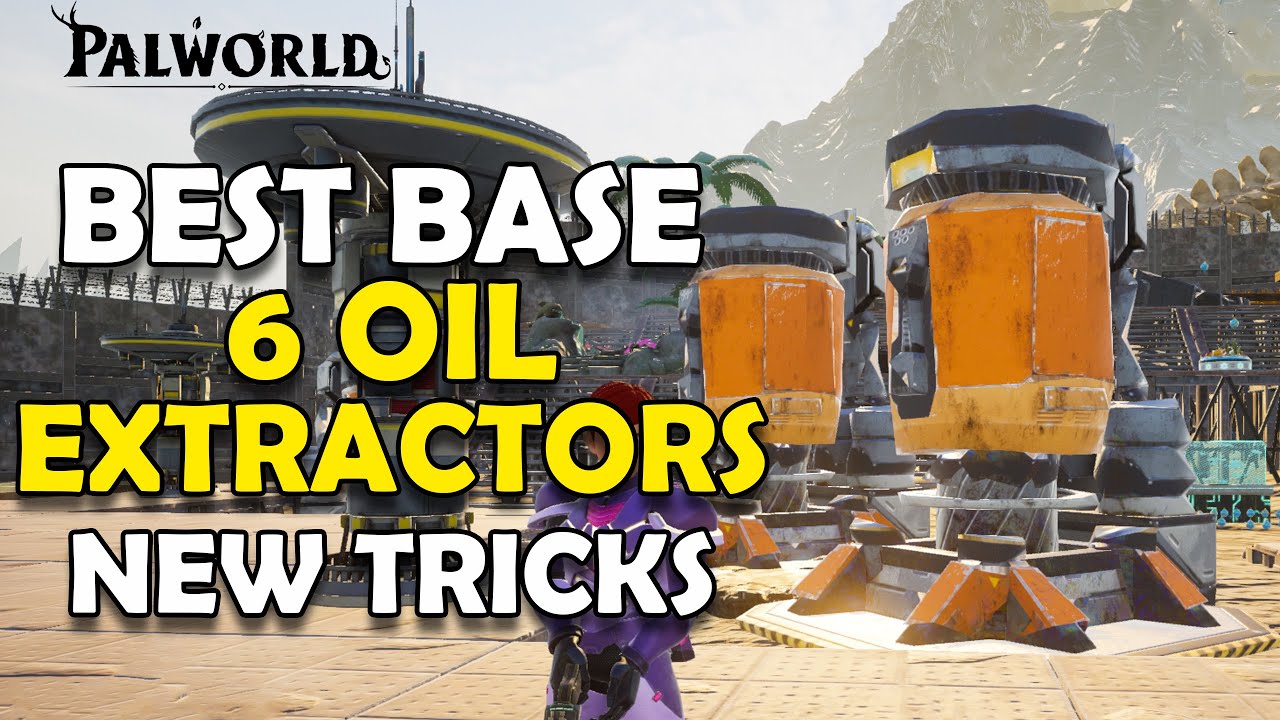 How to Build the Best Base in Palworld (6 Oil Extractors) Setup Guide ...