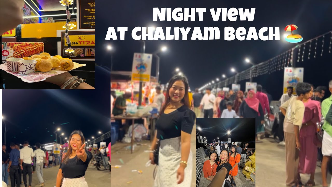 Chaliyam beach 🏖️ #beach #views #nightout #crowd #chaliyam #kerala ...