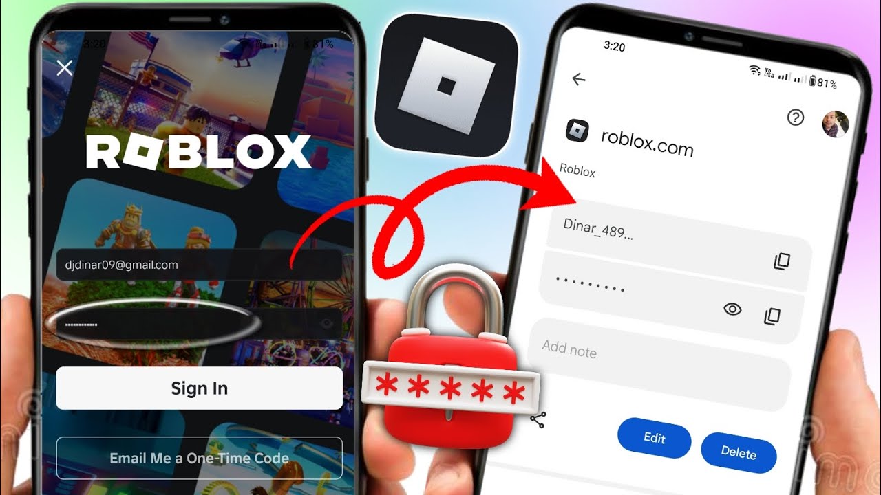 How To See Your Roblox Password In Mobile | See Roblox Login Password ...