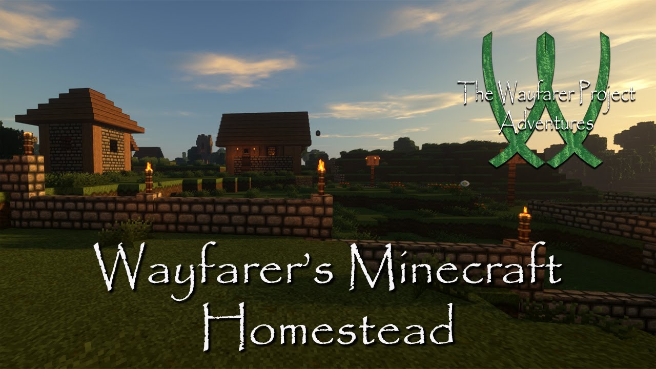 Wayfarer's Minecraft Homestead S01E06 - Securing a Village Part 1 - YouTube