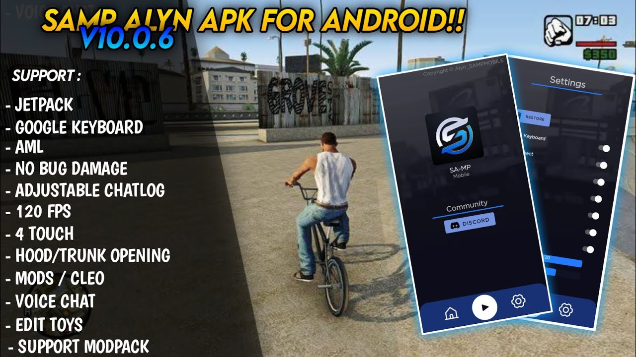 SAMP ALYN APK V10.0.6 | GTA SAMP APK BY ALYN - RipLey. - YouTube
