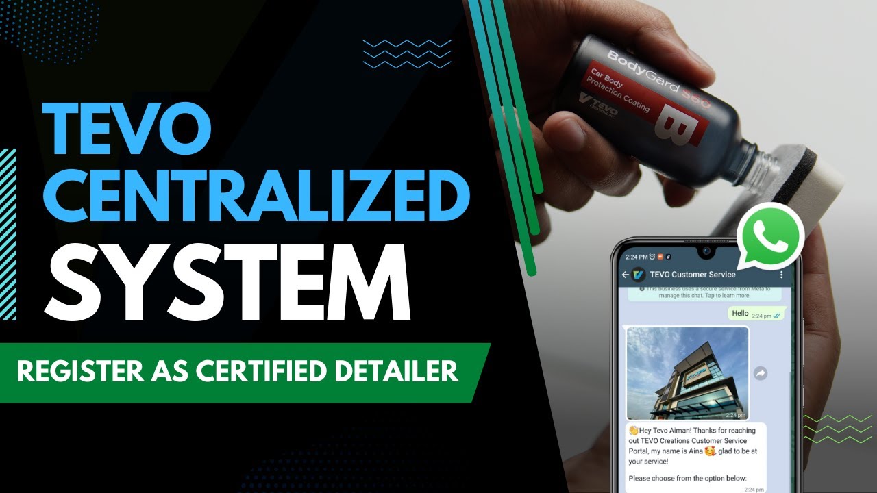TEVO Centralized System (Register as Certified Detailer) - YouTube