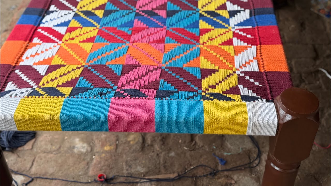 Multi color Charpai || Rangeen charpai #charpai #wood #1million 1# ...