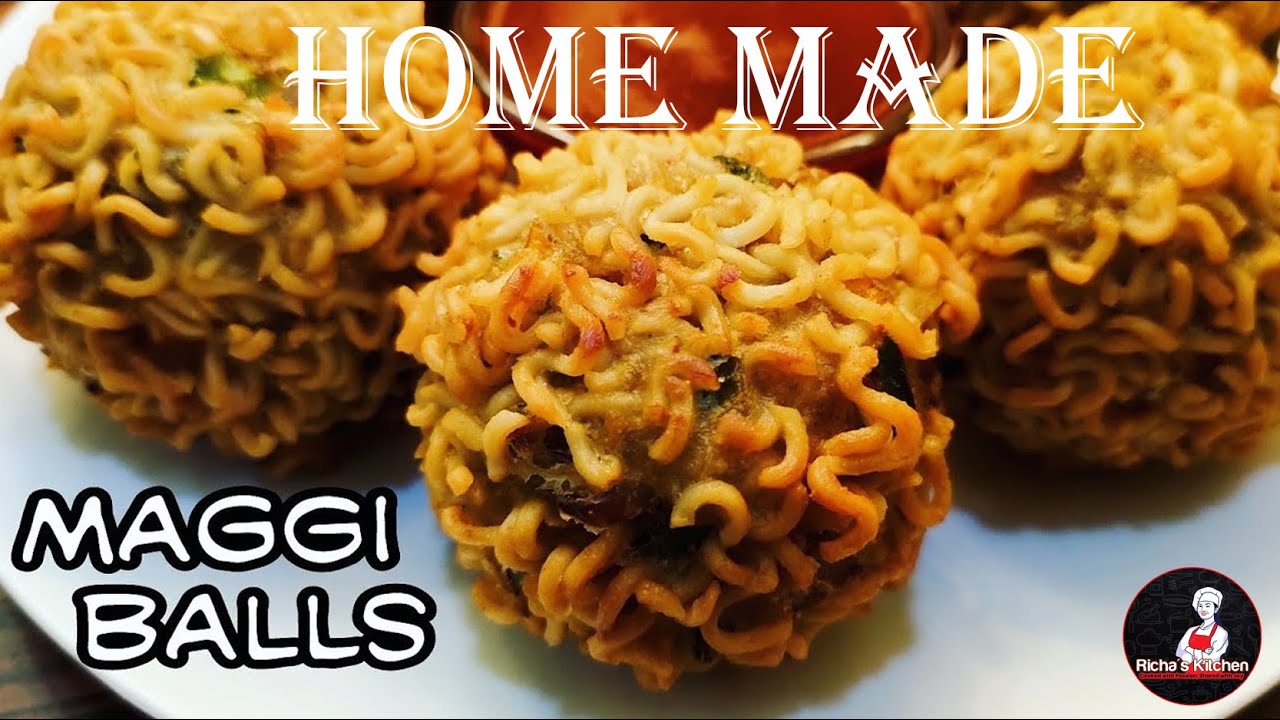 Crispy Maggi Balls | Maggi pakora recipe | Tasty Maggi Snacks - YouTube