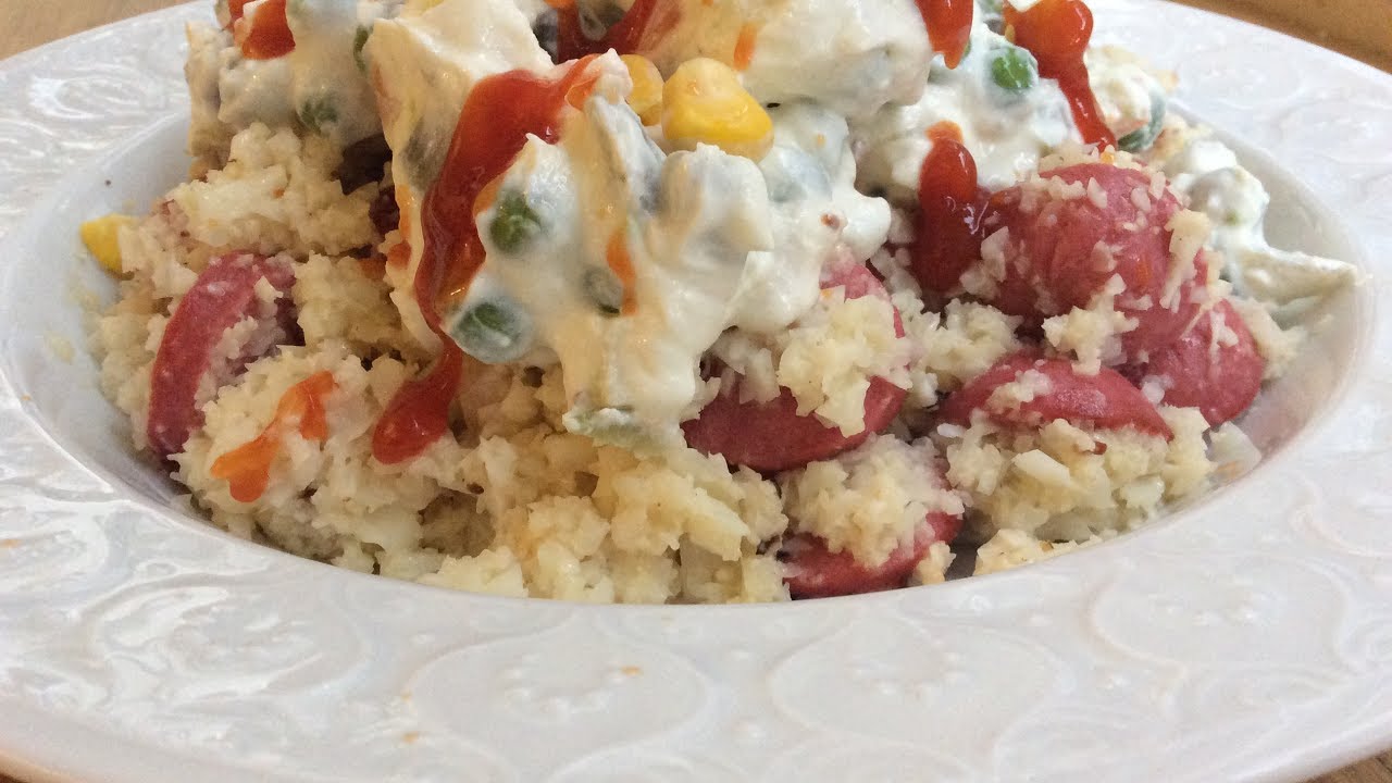 LIGHT TURKISH KUMPIR (Stuffed Baked Potato) WITH CAULIFLOWER RICE ...