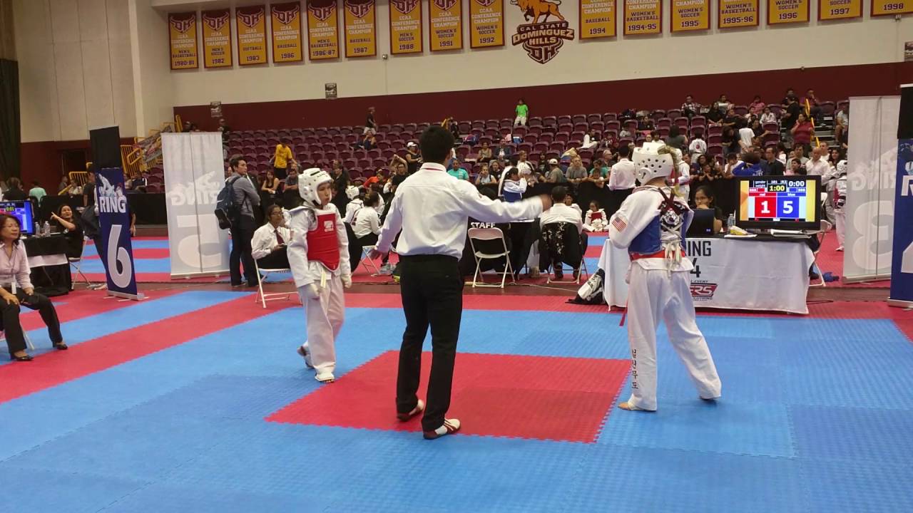 Zoe wins gold at 24th Open TKD Championship - Part II - YouTube