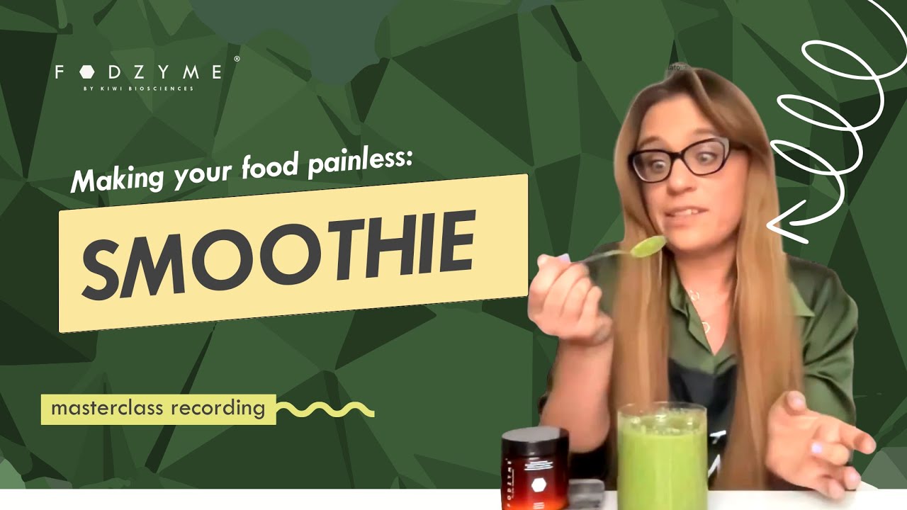 How to use FODZYME® with juices and smoothies - YouTube
