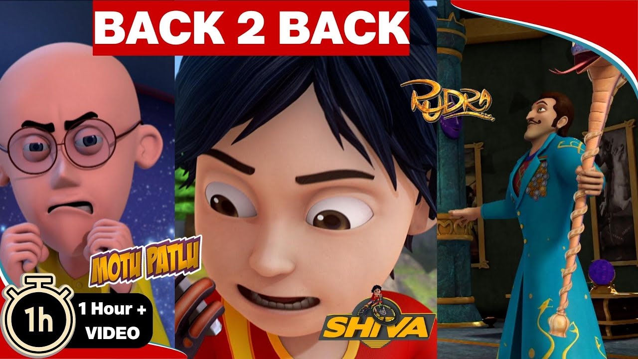 Motu Patlu | Rudra | Shiva | Back To Back Episodes - YouTube