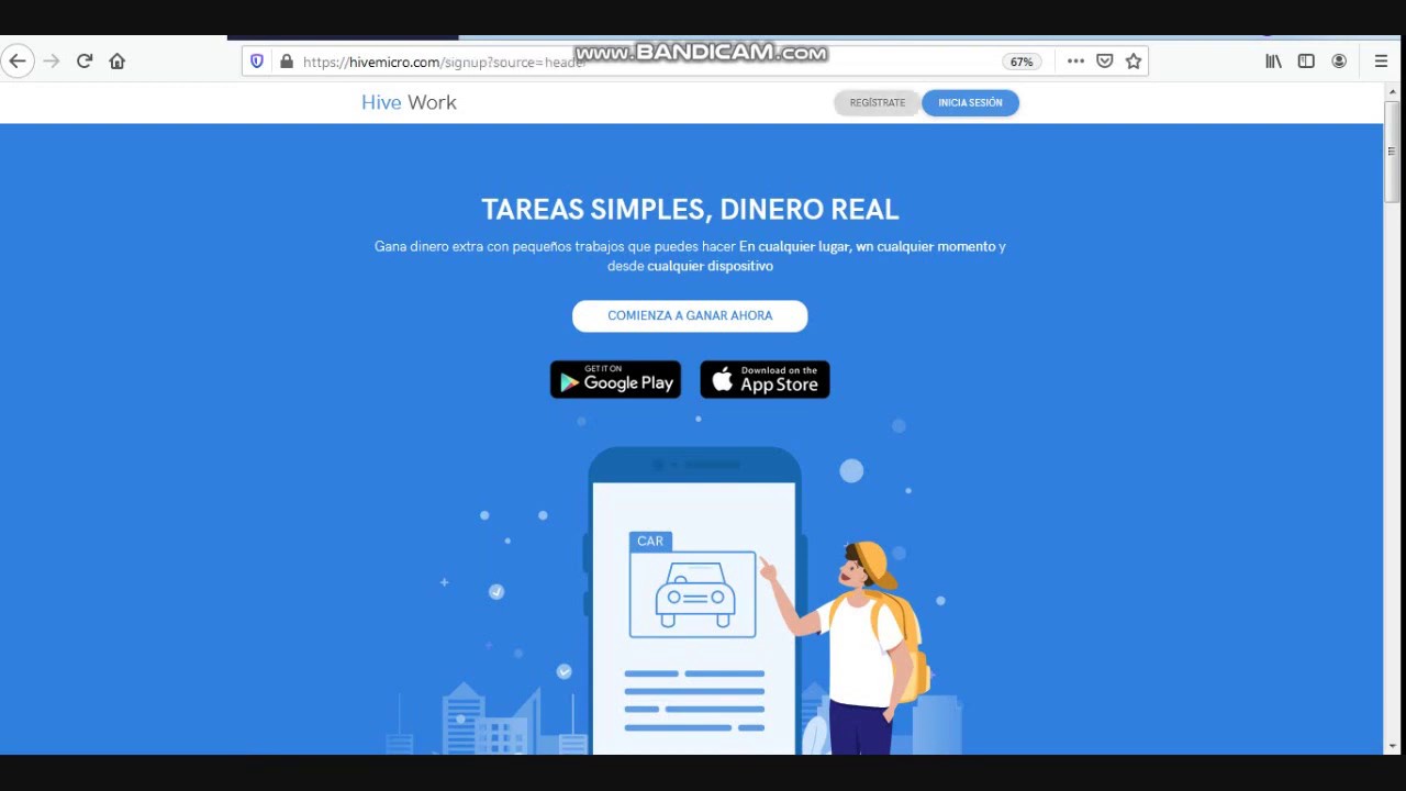 Hivemicro, explicacion, registro y ajustes de pago - YouTube