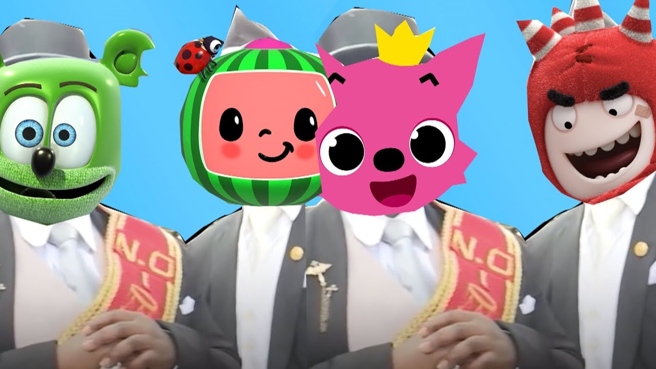 Pinkfong! & Cocomelon & Gummy Bear & Talking Tom & Sonic - Coffin Dance ...