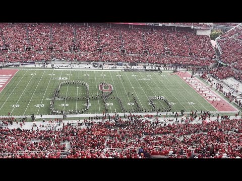Ohio State Marching Band performs 'Script Ohio' before Penn State game ...