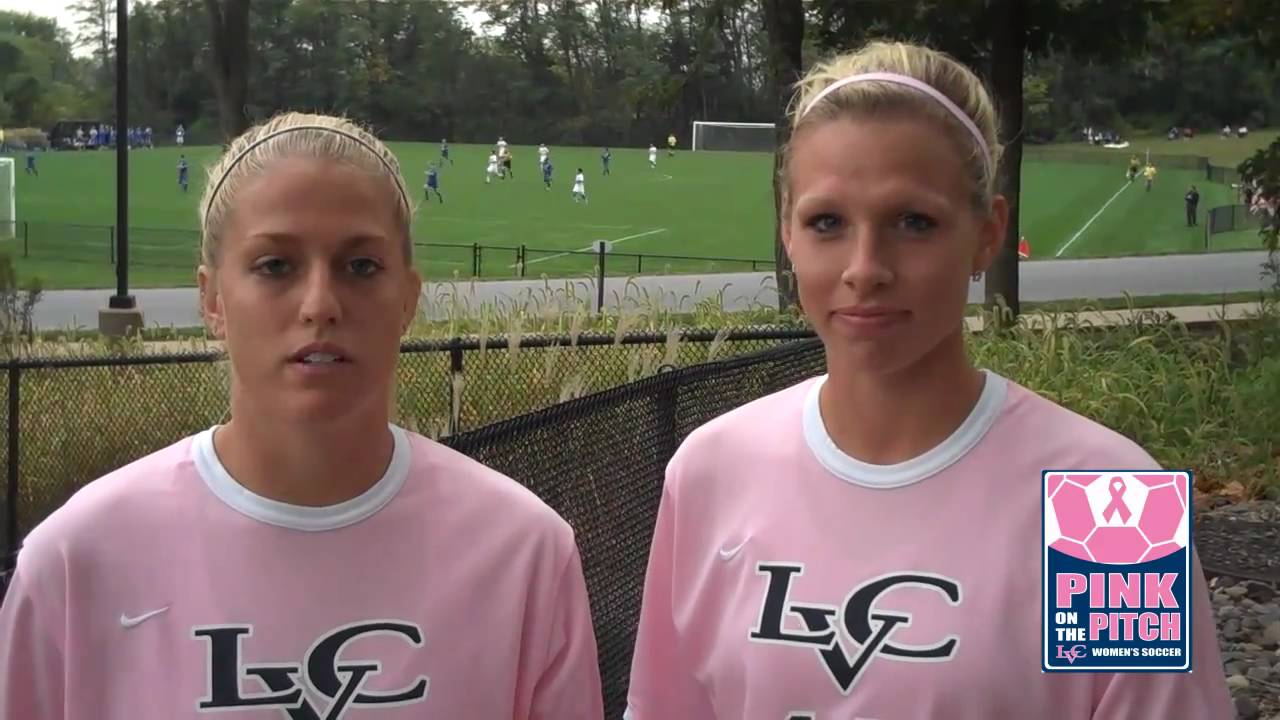 LVC Women's Soccer "Pink On The Pitch" - YouTube