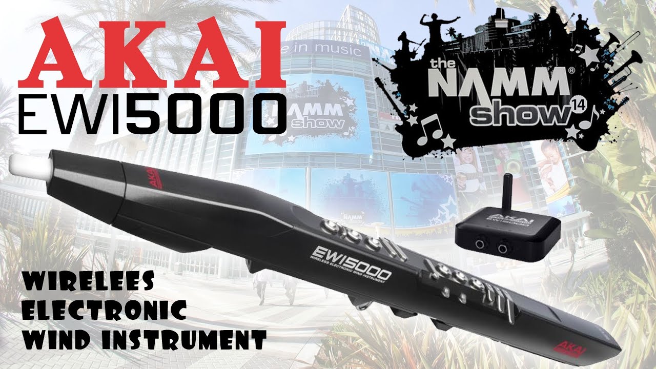 Akai EWI 5000 Wireless Digital Instrument Controller - Namm 2014 - YouTube