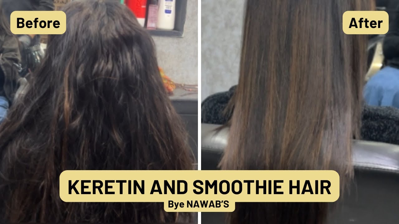 LOREAL kerasmooth treatment😇 - YouTube