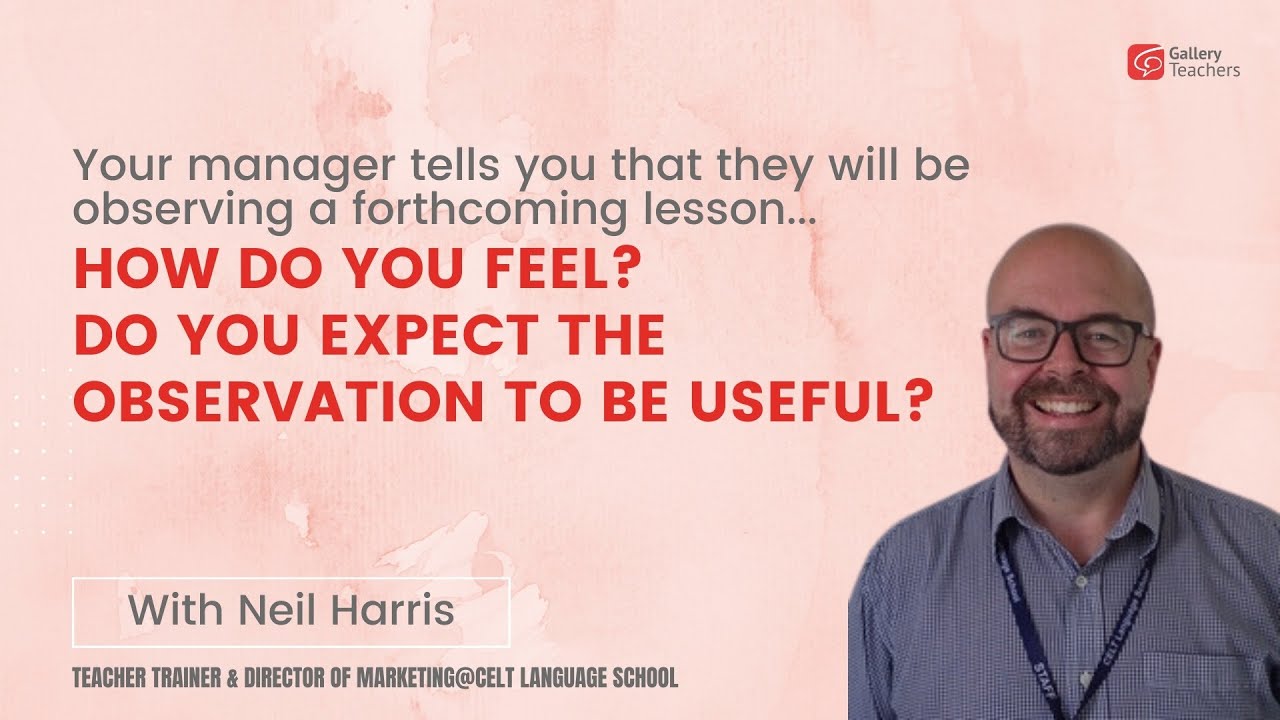 How do you feel about your manager observing your upcoming lesson ...