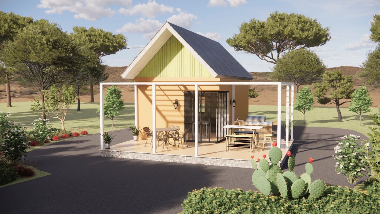 Compact Elegance: Small House Design (4 x 6 M) - YouTube