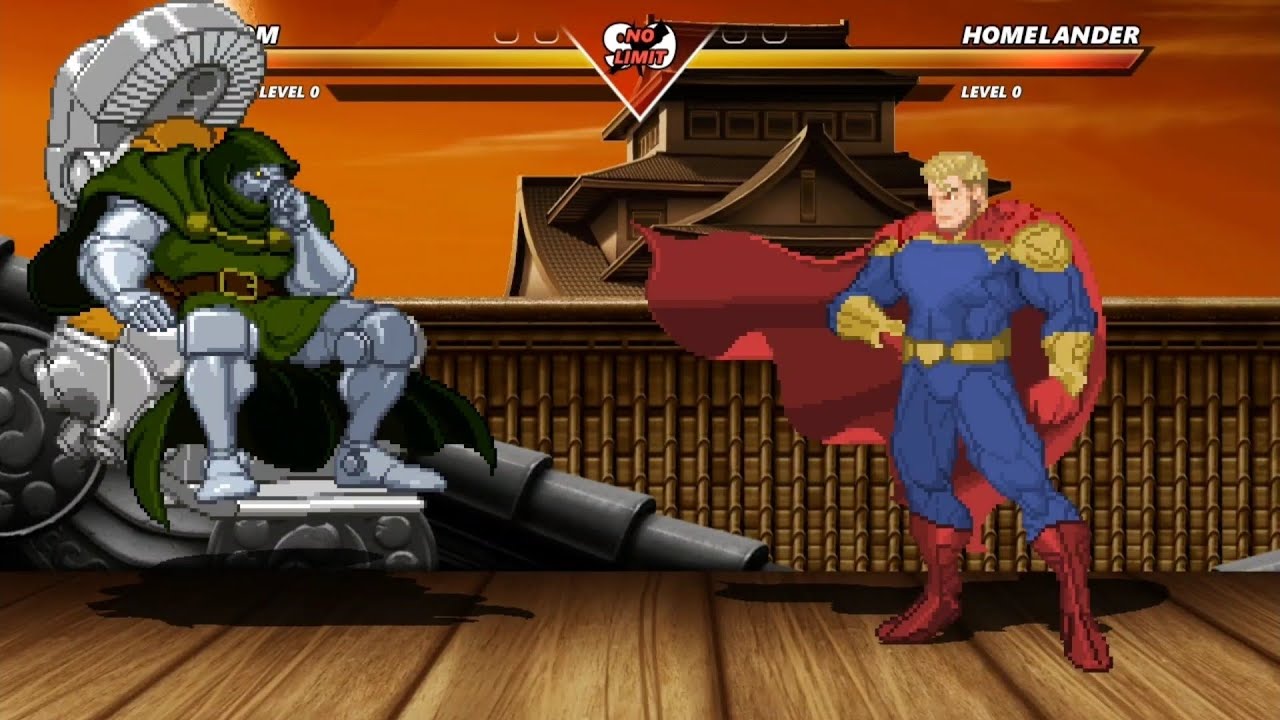 Dr DOOM vs HOMELANDER - Highest Level Incredible Epic Fight! - YouTube