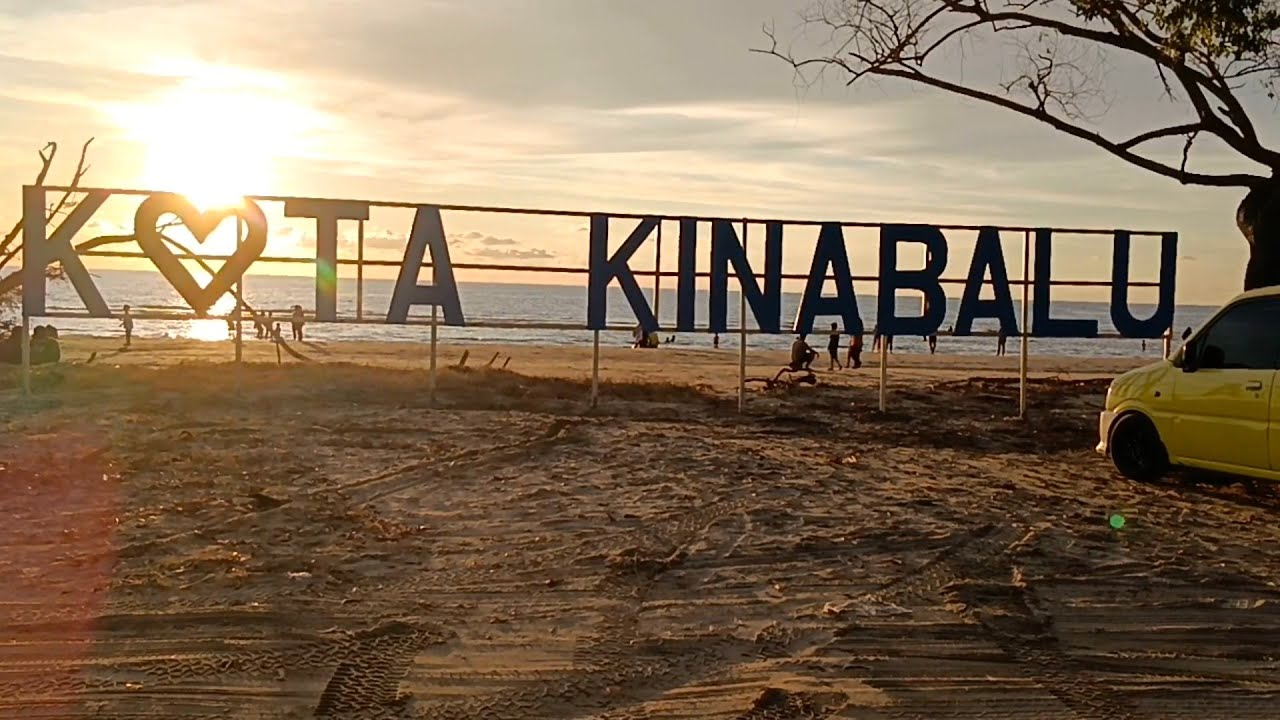 Keindahan Pantai Sabandar Tuaran Kota Kinabalu Sabah di sebelah Petang ...