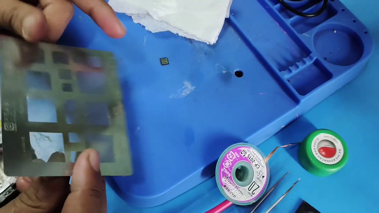 Mobile Power ic reballing training - YouTube