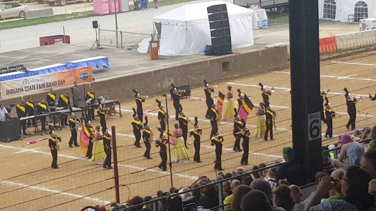 Decatur County Marching Band Indiana State Fair Band Day 2016 - YouTube
