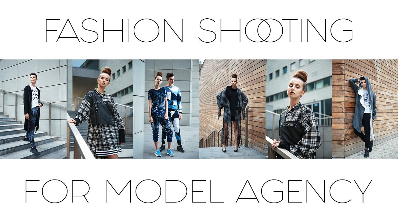 Street fashion shooting for MODEL AGENCY - YouTube
