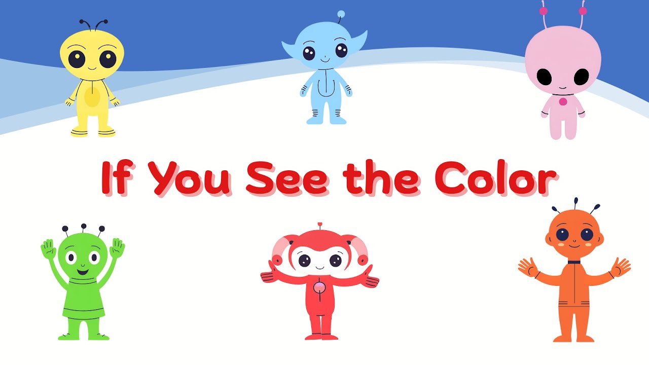 Color Action Song for Kids - If you see the color - YouTube